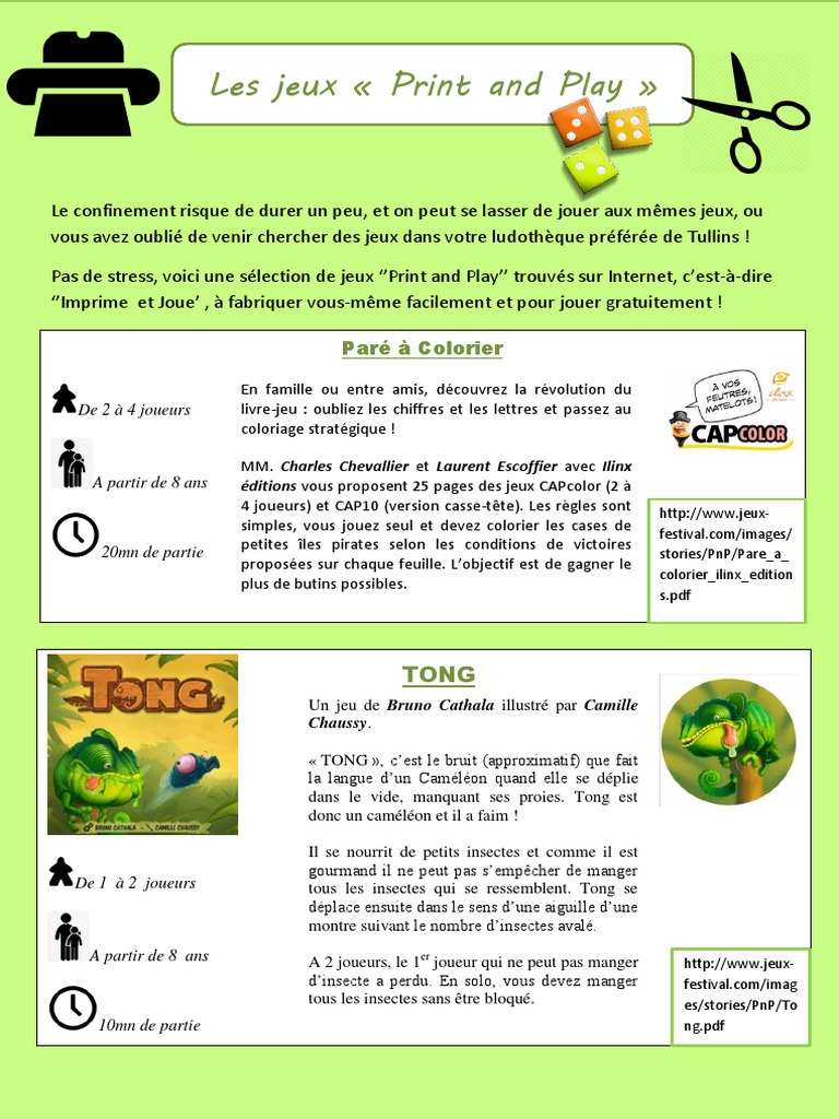 Print and Play | PDF