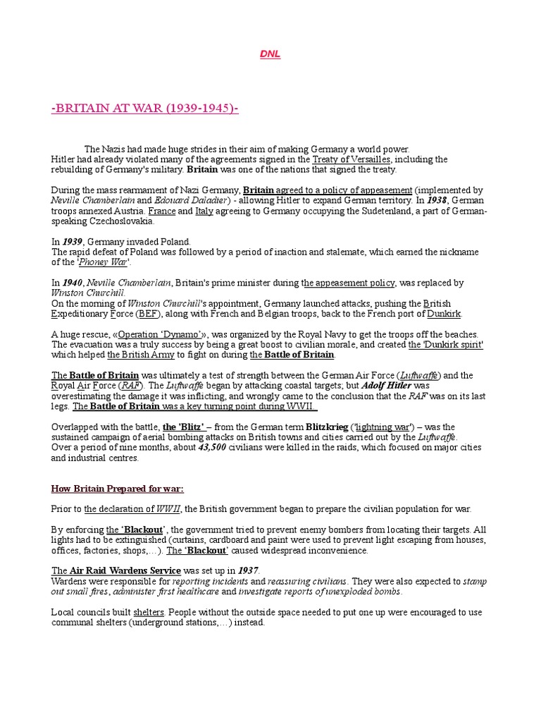 DNL (Terminale) | PDF