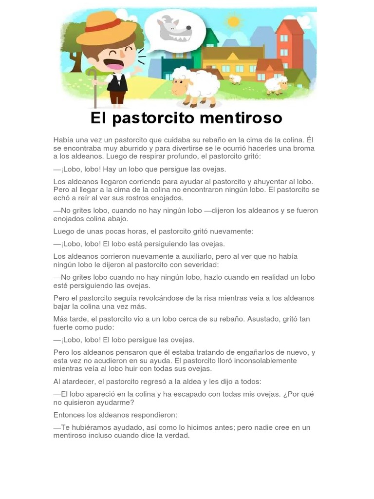 El Pastorcito Mentiroso | PDF