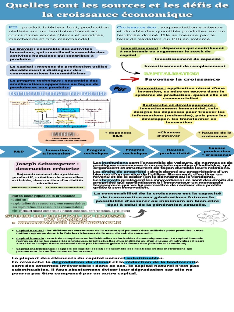 Quelles Sont Les Sources Et Les Défis de La Croissance Économique ...
