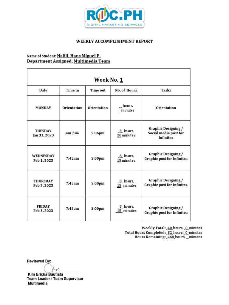 Accomplish Report | PDF