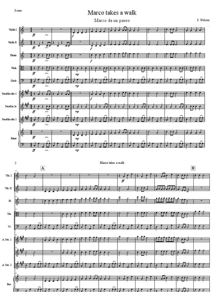 MArco Takes A Walk | PDF