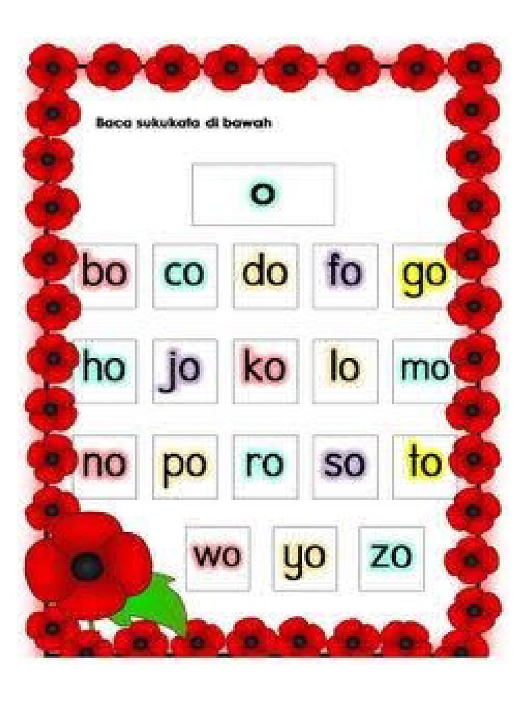 Worksheet Membaca | PDF