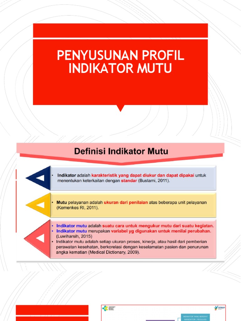 Penyusunan Profil Indikator Mutu | PDF