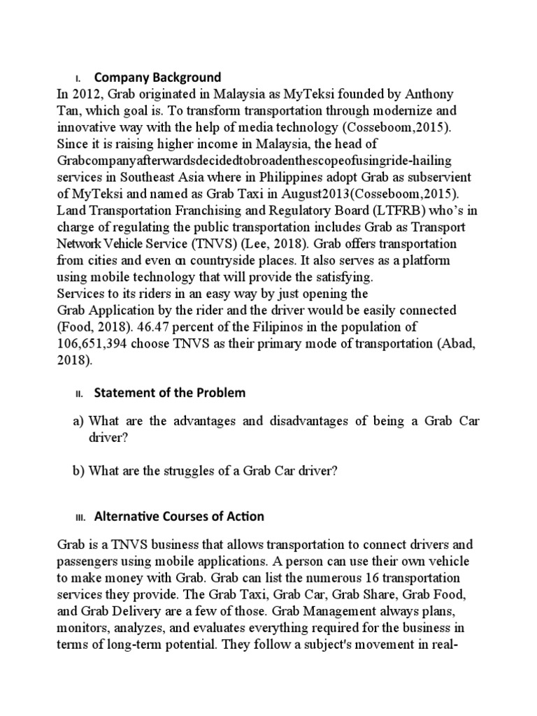 10 TP 3 Transport Grab | PDF | Business | Economies