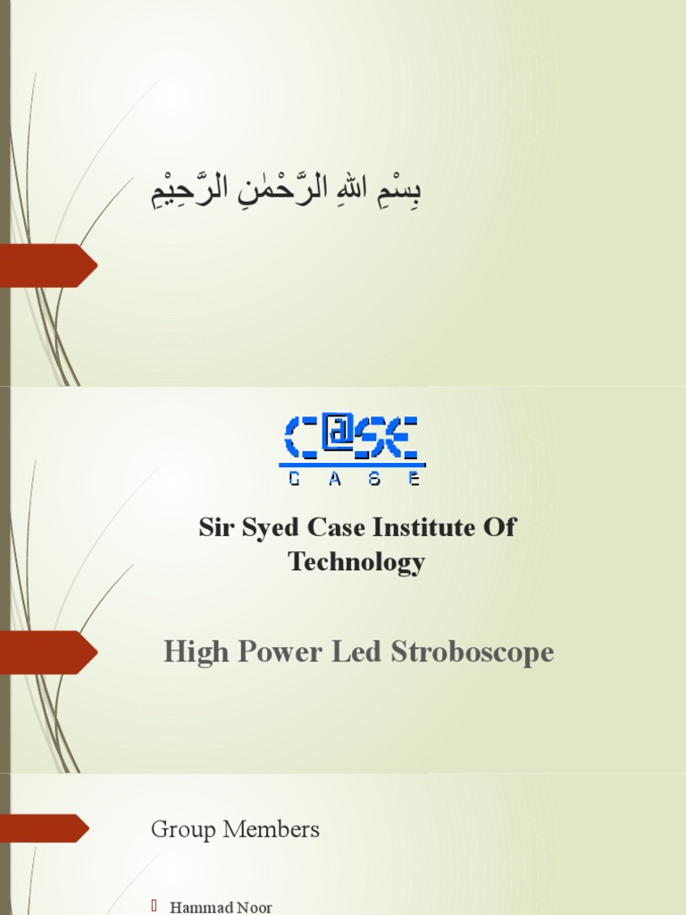 Sir Syed Case Institute of Technology (1) POWER | PDF