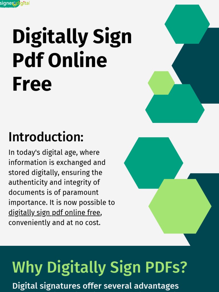Digitally Sign PDF Online Free | PDF