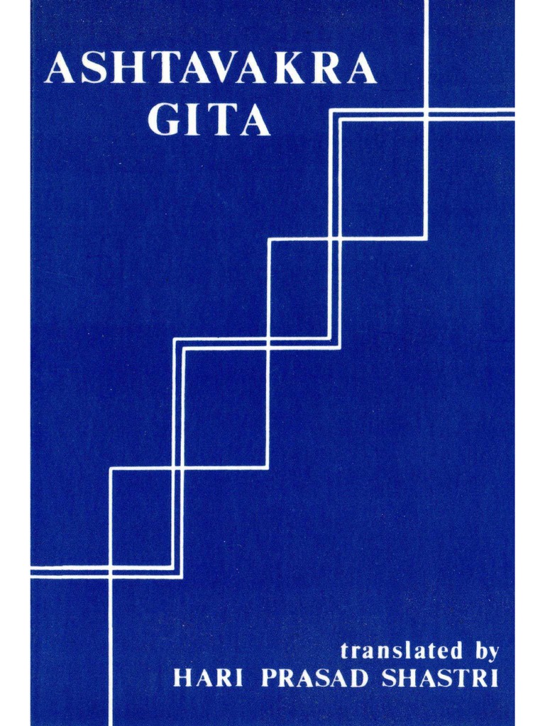 Ashtavakra Gita by Hari Prasad Shastri | PDF