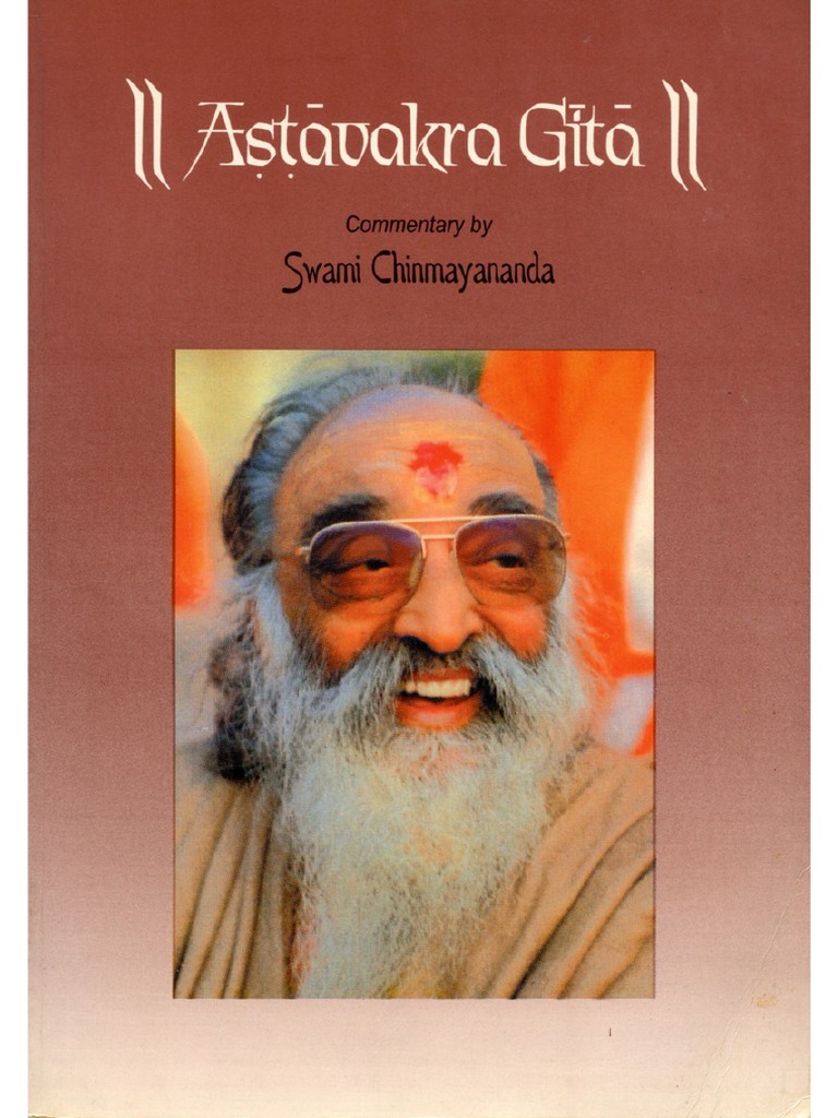 Ashtavakra Gita - Swami Chinmayananda 1997 | PDF