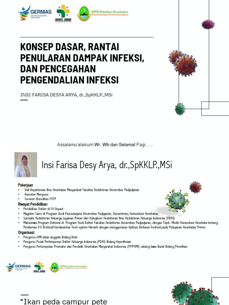 Konsep Dasar Infeksi Dan Program Ppi - Insi FDA | PDF