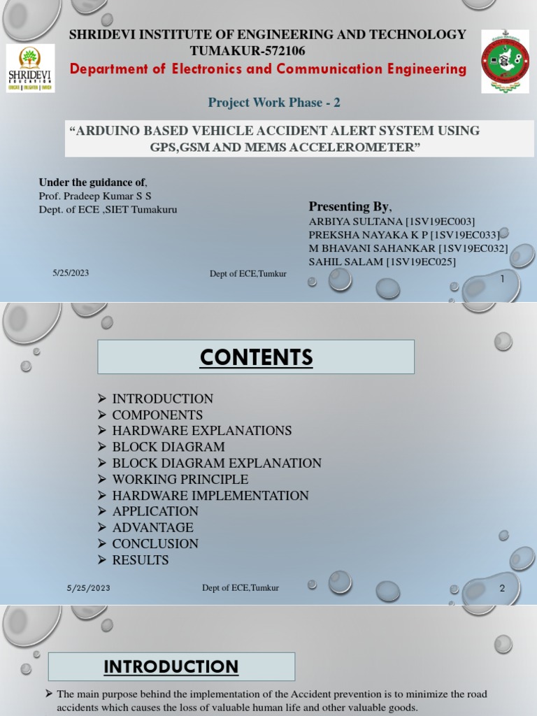 Final Project PPT | Download Free PDF | Arduino | Electronic Engineering