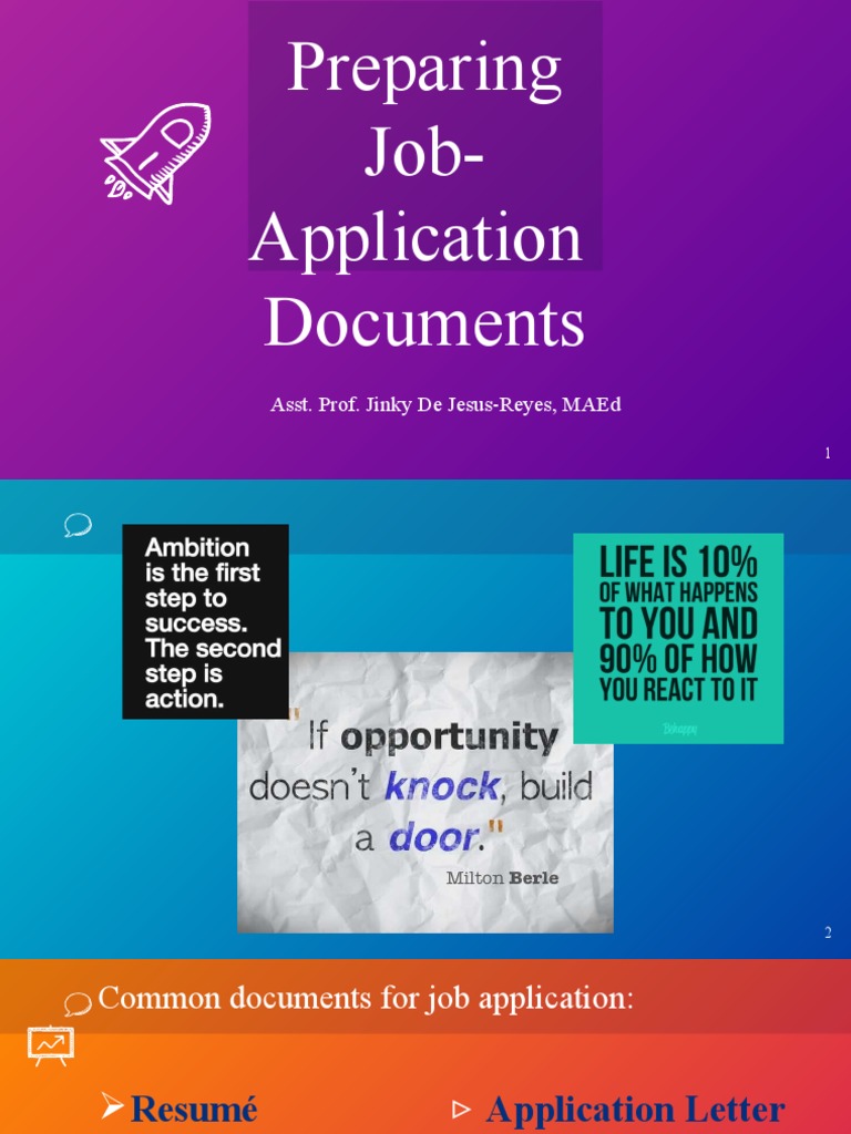 Job Application Materials | PDF | Résumé Job Application Materials | PDF | Résumé