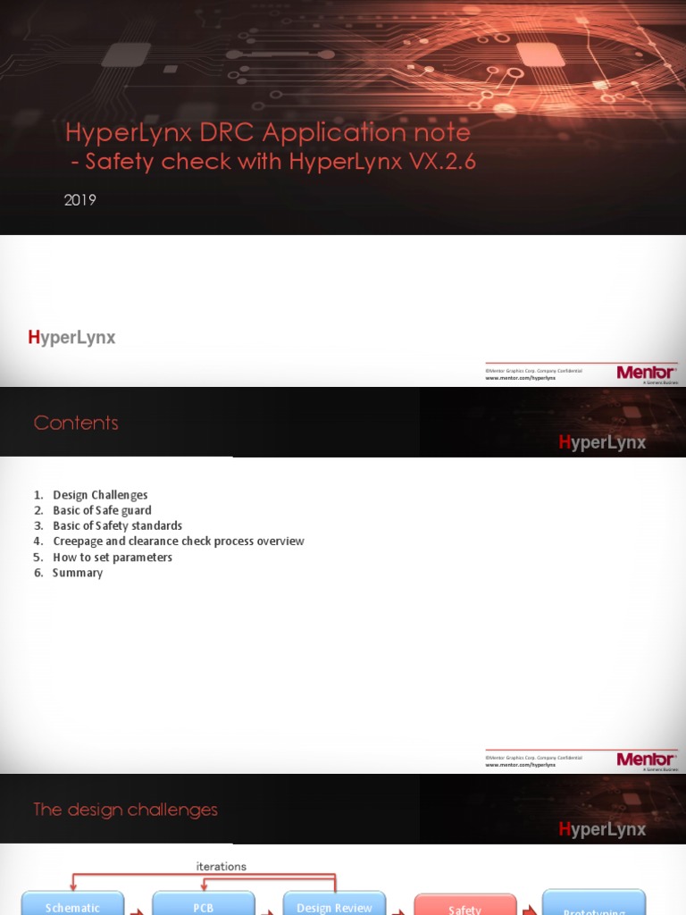 HyperLynx DRC Application Note Safety Check With HyperLynx VX.2.6 | PDF