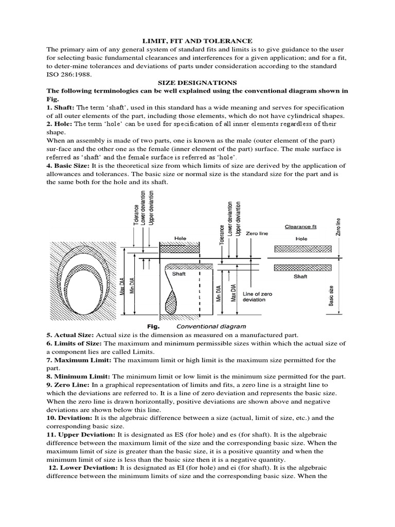 8 Limit Fit Tolerance | PDF | Engineering Tolerance | Business Process
