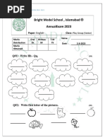 Nursery Question Paper: 1. Colour The Following Picture Using 3 Colours ...