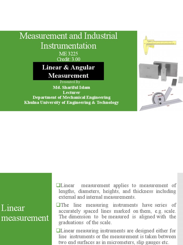 Linear and Angular Measurement Tools | PDF | Measuring Instrument | Tools