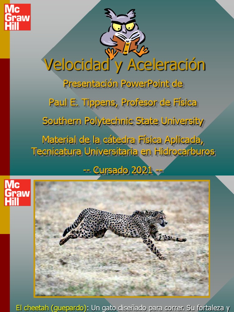 Tippens - Velocidad y Aceleración | PDF