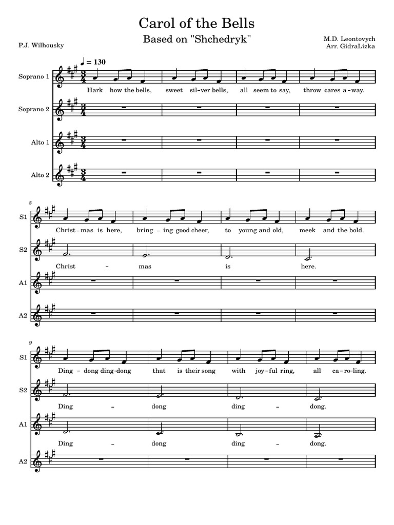 Carol of The Bells | PDF