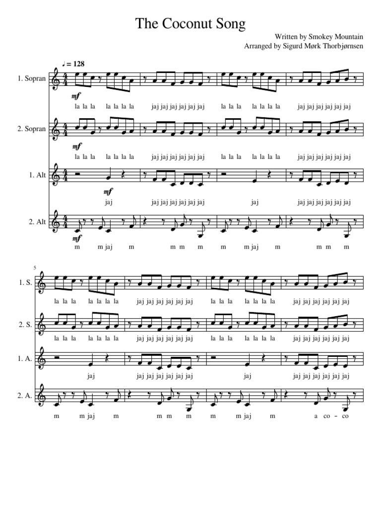 The Coconut Song | PDF