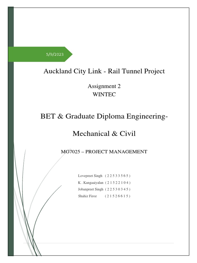 Railway Project Plan | PDF | Risk | Risk Management