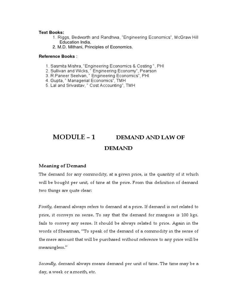 Engineering Economics Notes | PDF