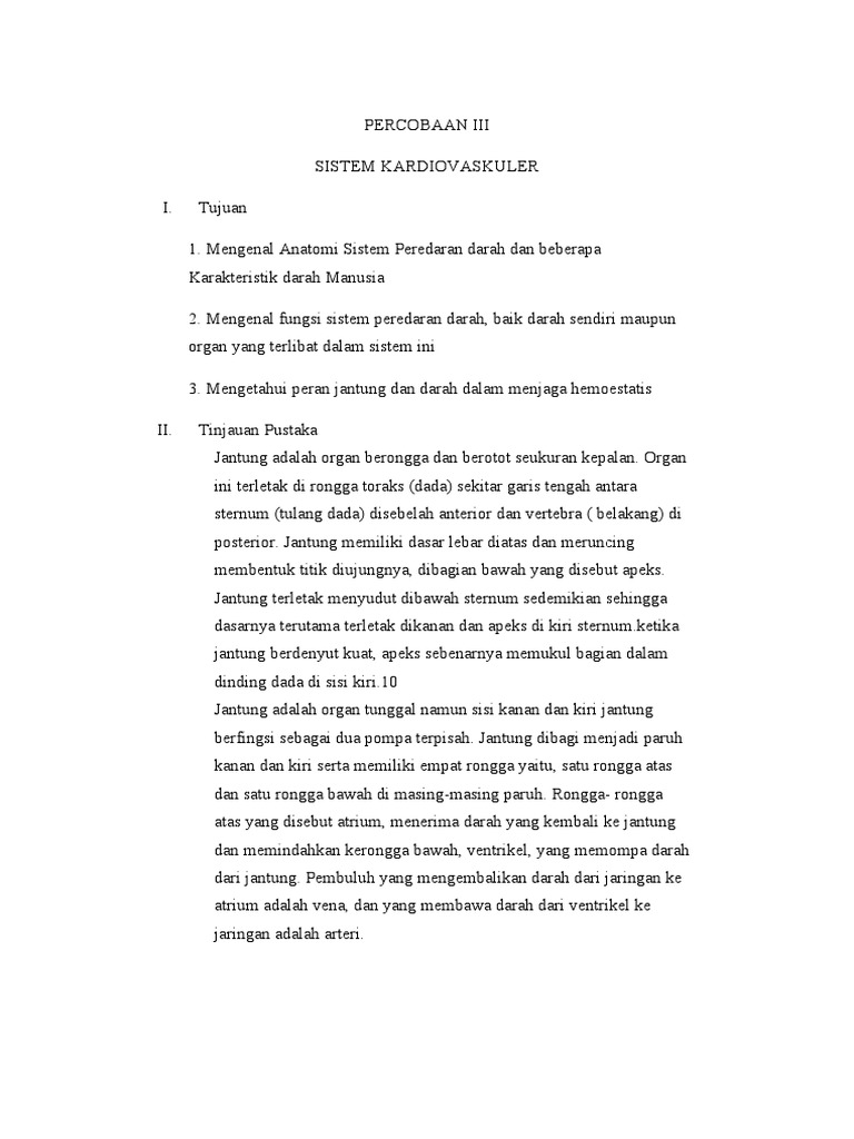 Percobaan Iii | PDF