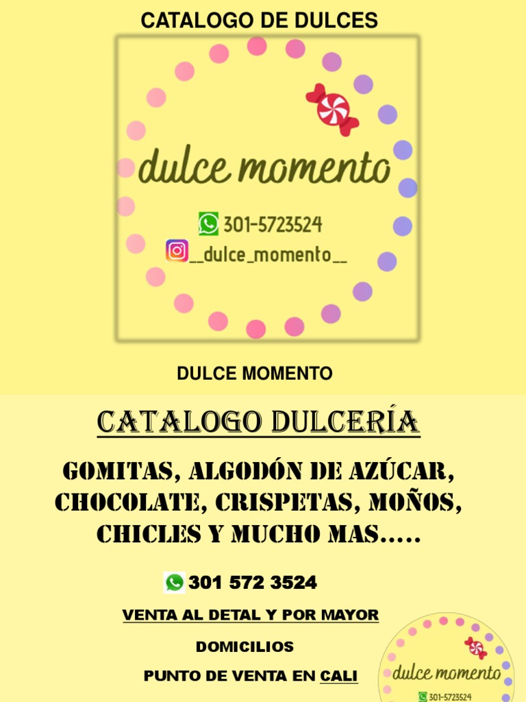 Catalogo Dulceria Dulce Momento PDF | PDF