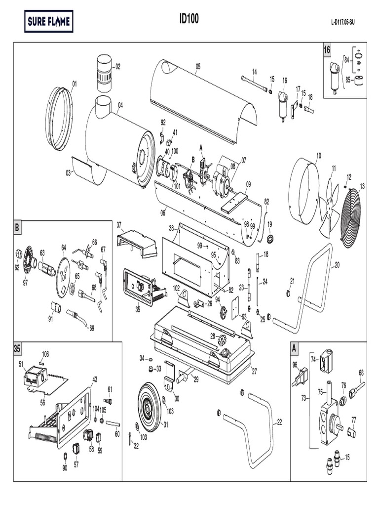 ID100 Parts Diagram | Download Free PDF | Manufactured Goods | Equipment