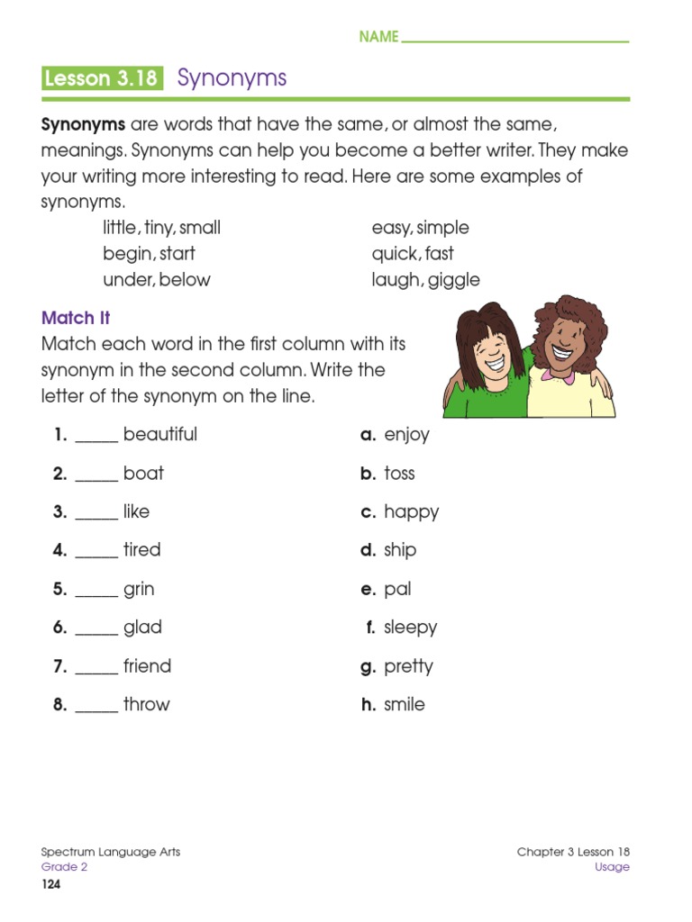 Spectrum Language Arts, Grade 2 (School Specialty Publishing) | PDF ...