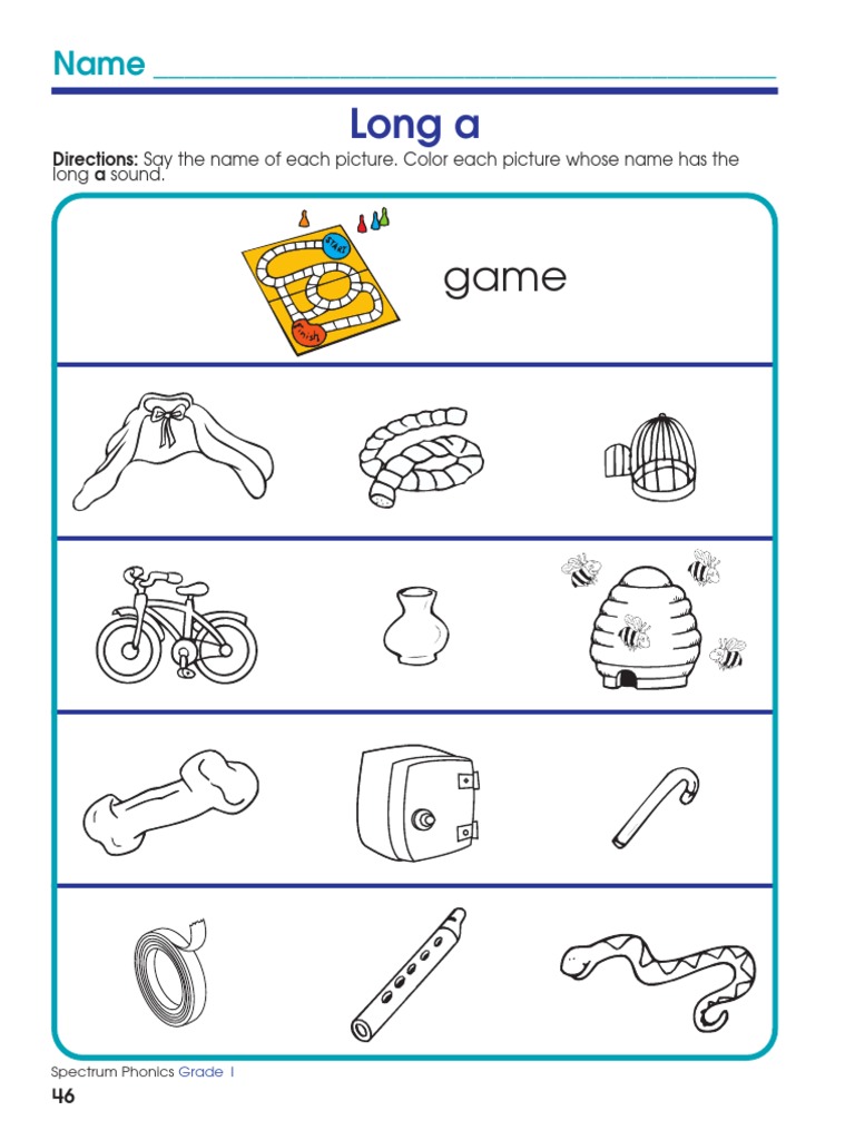 Phonics (Grade 1) (Spectrum) | PDF | Phonics