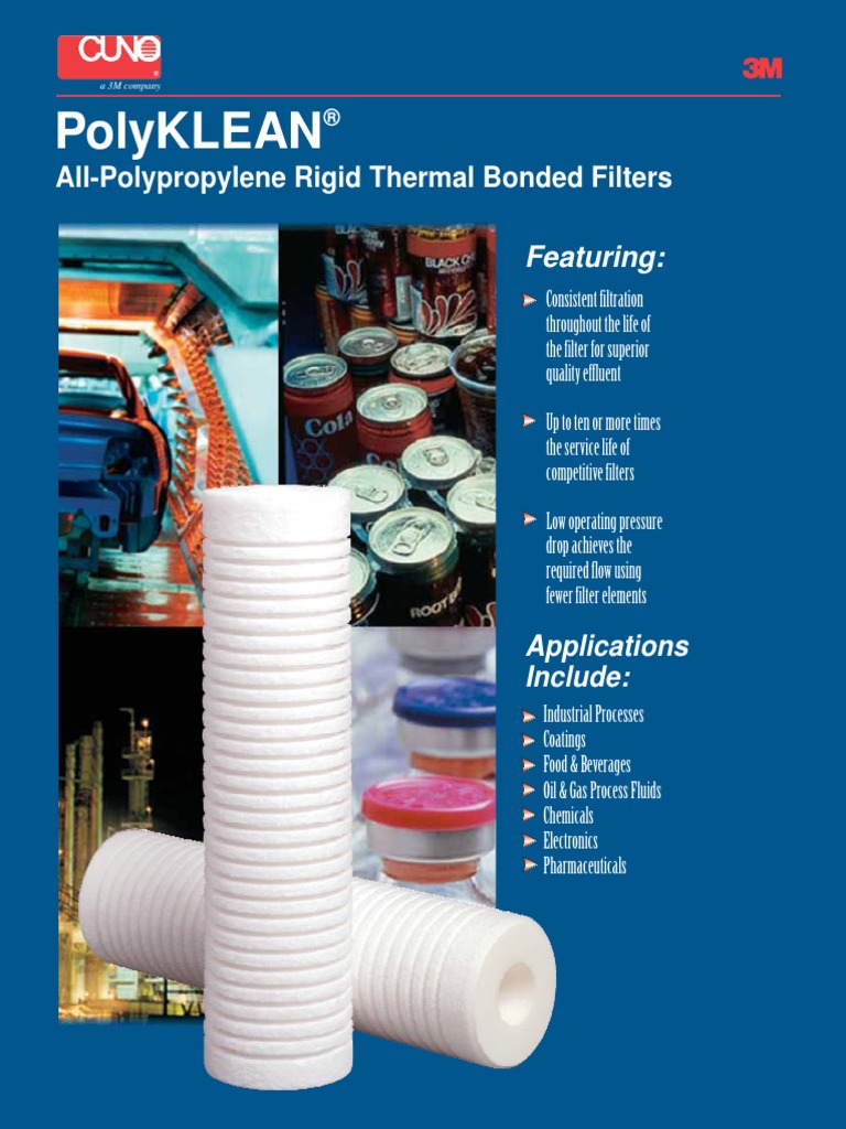 Cuno Polyklean Filters C | PDF | Filtration | Steel