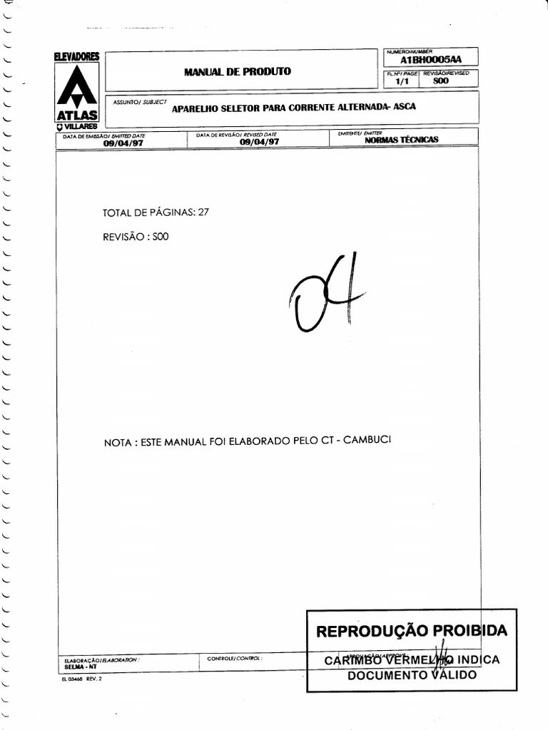 Atlas - Manual Seletor ASCA | PDF