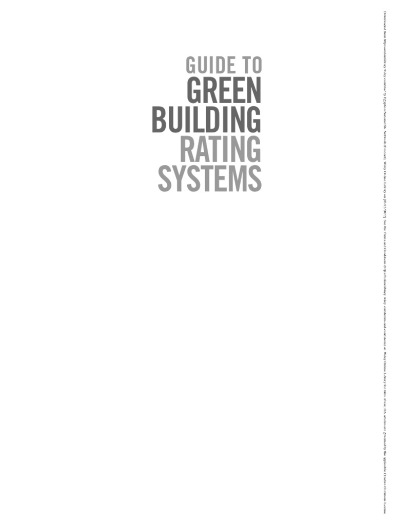 Guide To Green Building Rating Systems - 2010 - Reeder | PDF | Green ...
