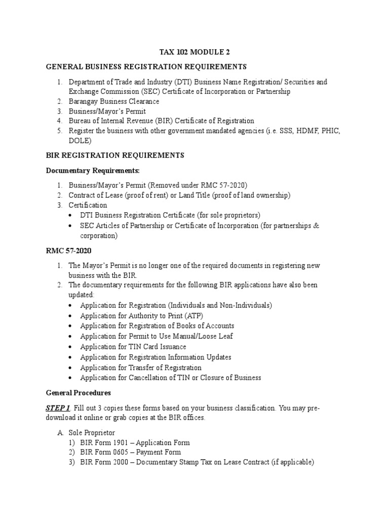Tax 102 Module 2 | PDF | Business | Stocks