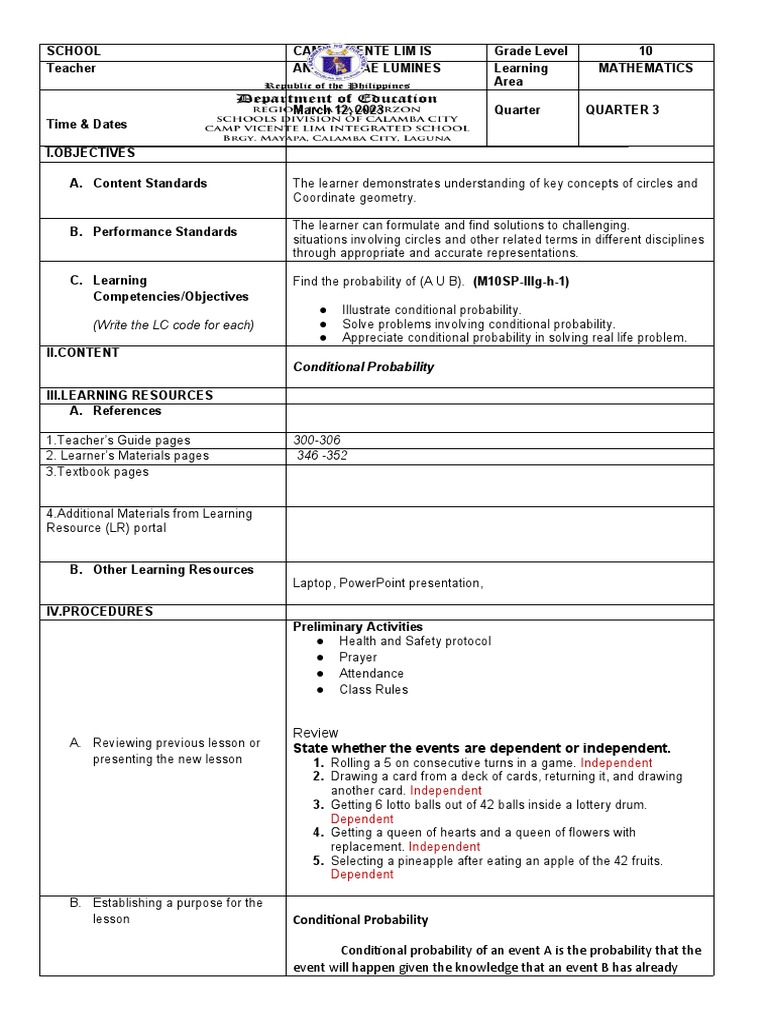 Q3 Conditional-Probability DLP | PDF