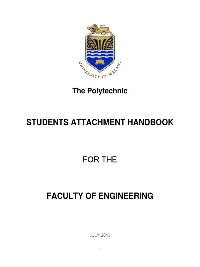 Engineering Students' Attachment Handbook | PDF | Engineering | Learning
