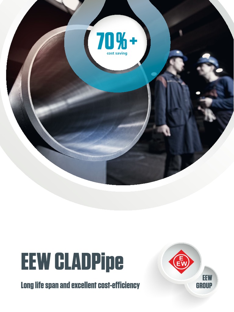 EEW Clad Steel Pipes | PDF | Pipe (Fluid Conveyance) | Welding