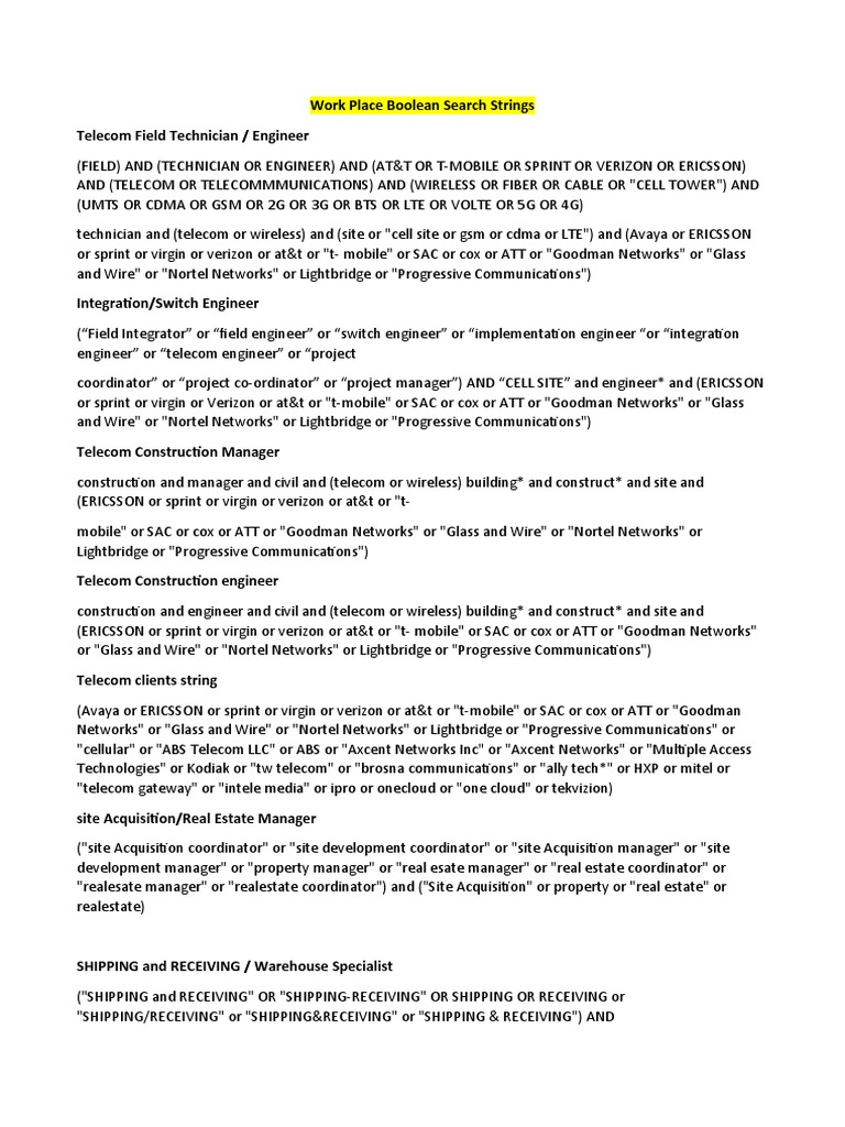 Boolean Search Strings | Download Free PDF | Electronic Health Record ... Boolean Search Strings | Download Free PDF | Electronic Health Record ...