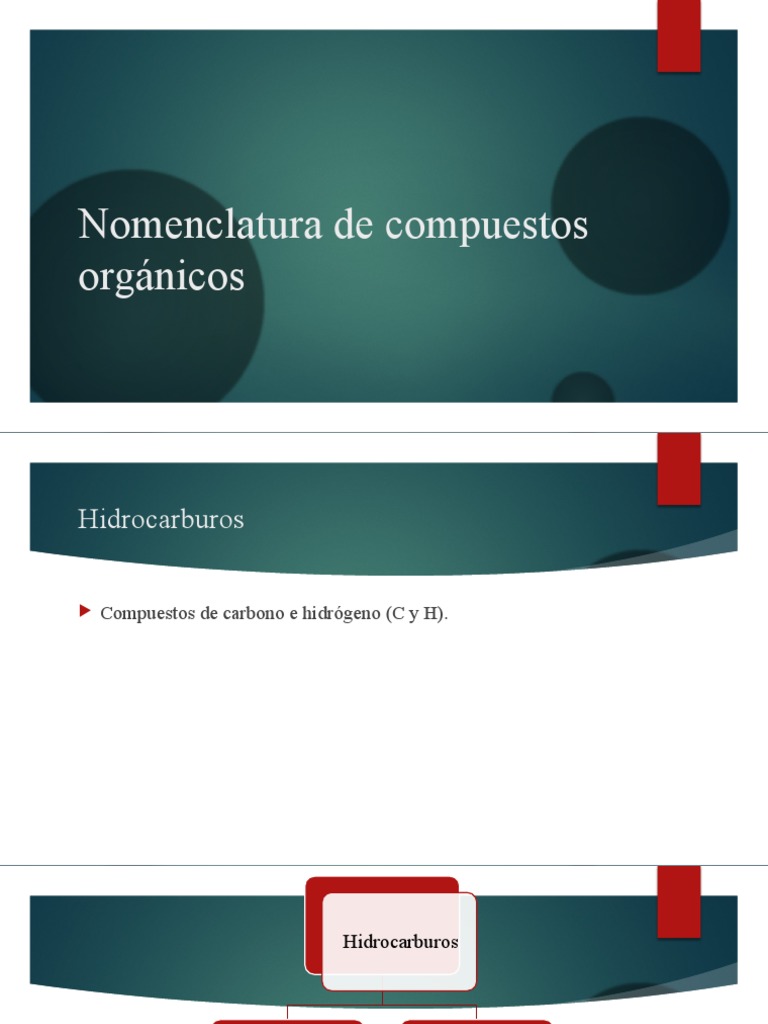 Nomenclatura Alcanos, Enos, Inos | PDF | Alqueno | Alcano