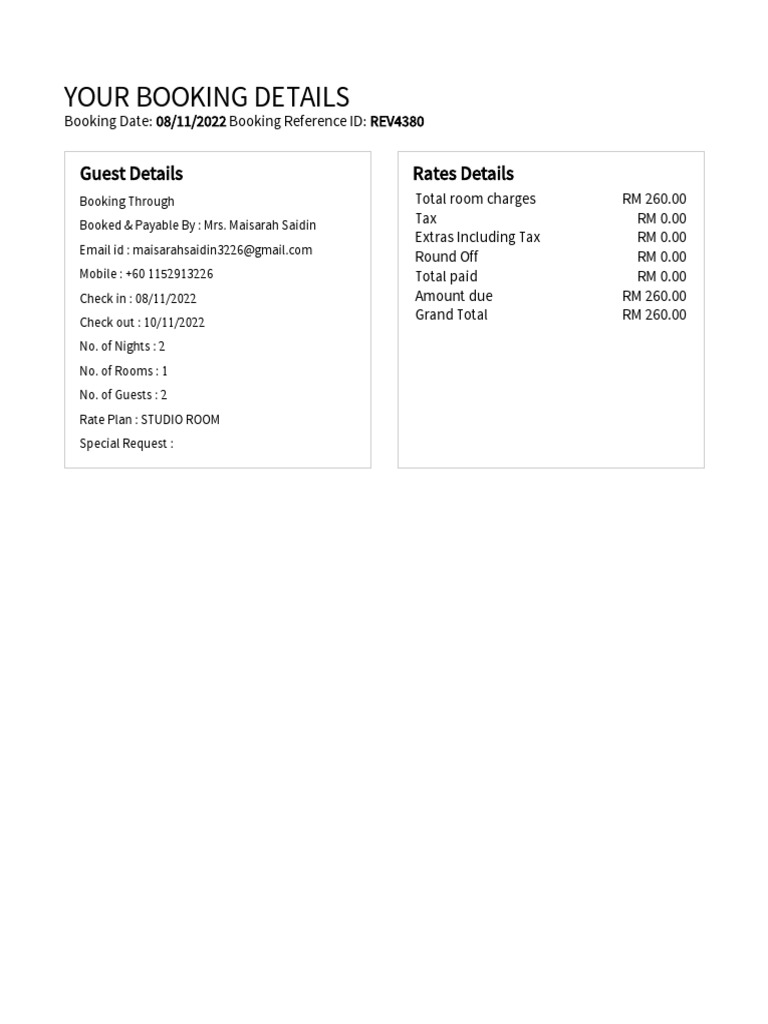 Puteri Qashrina Chalet | PDF