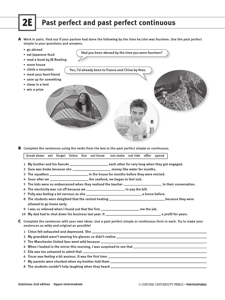 Past Perfect.............. Cont | PDF