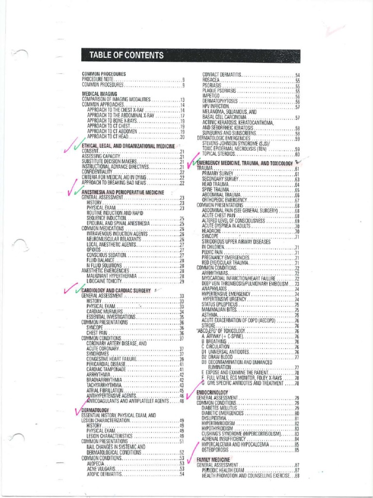 Toronto Notes Clinical Handbook | PDF