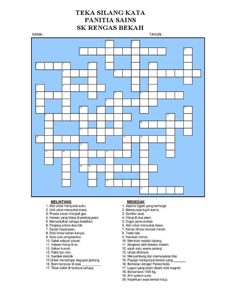 Teka Silang Kata Sains | PDF