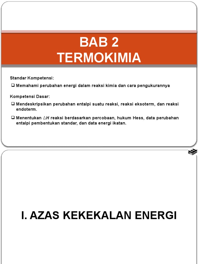 Bab 2 Termokimia-2 | PDF | Sains & Matematika