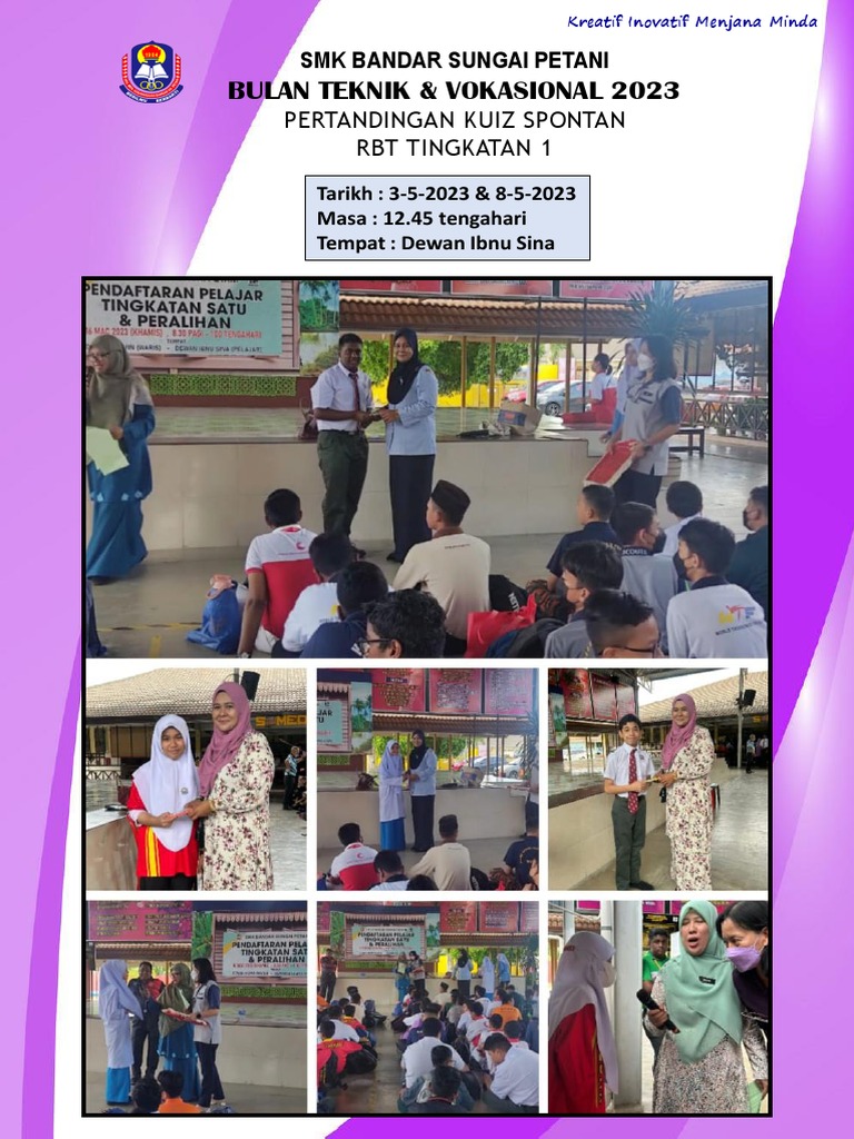 Pertandingan Kuiz Spontan RBT T1-T2 | PDF