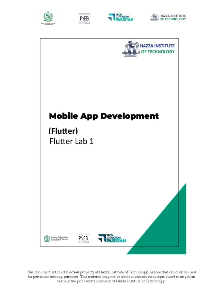 Lab#1 Flutter | PDF | Byte | Google Play