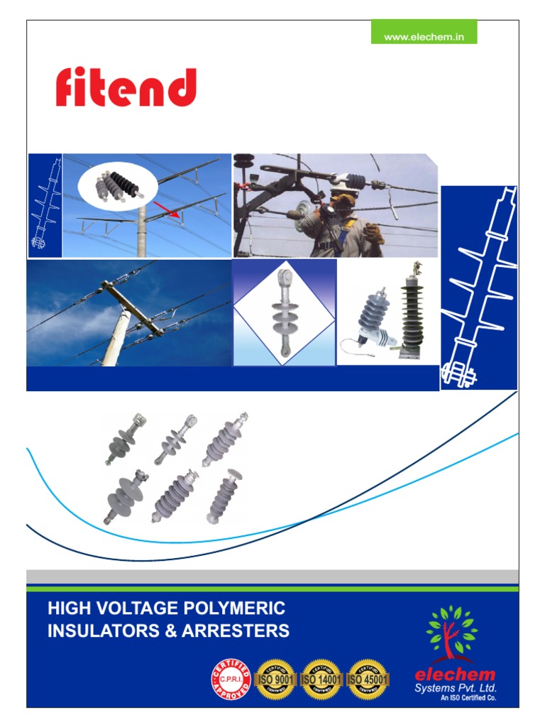 Surge Arrestors and Insulator Catalogue | PDF | Insulator (Electricity) | Electrical Engineering
