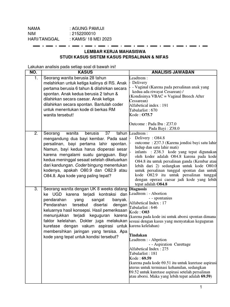 Agung Pamuji Coding 3 | PDF