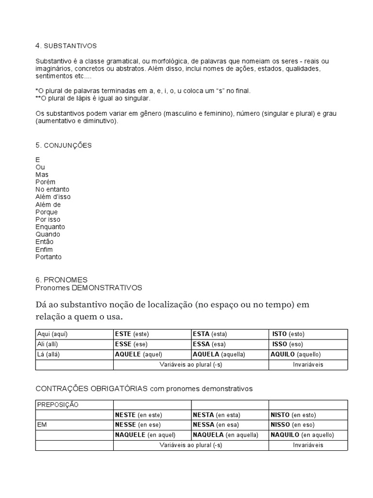 Pronomes Verbos | PDF | Pronome | Plural