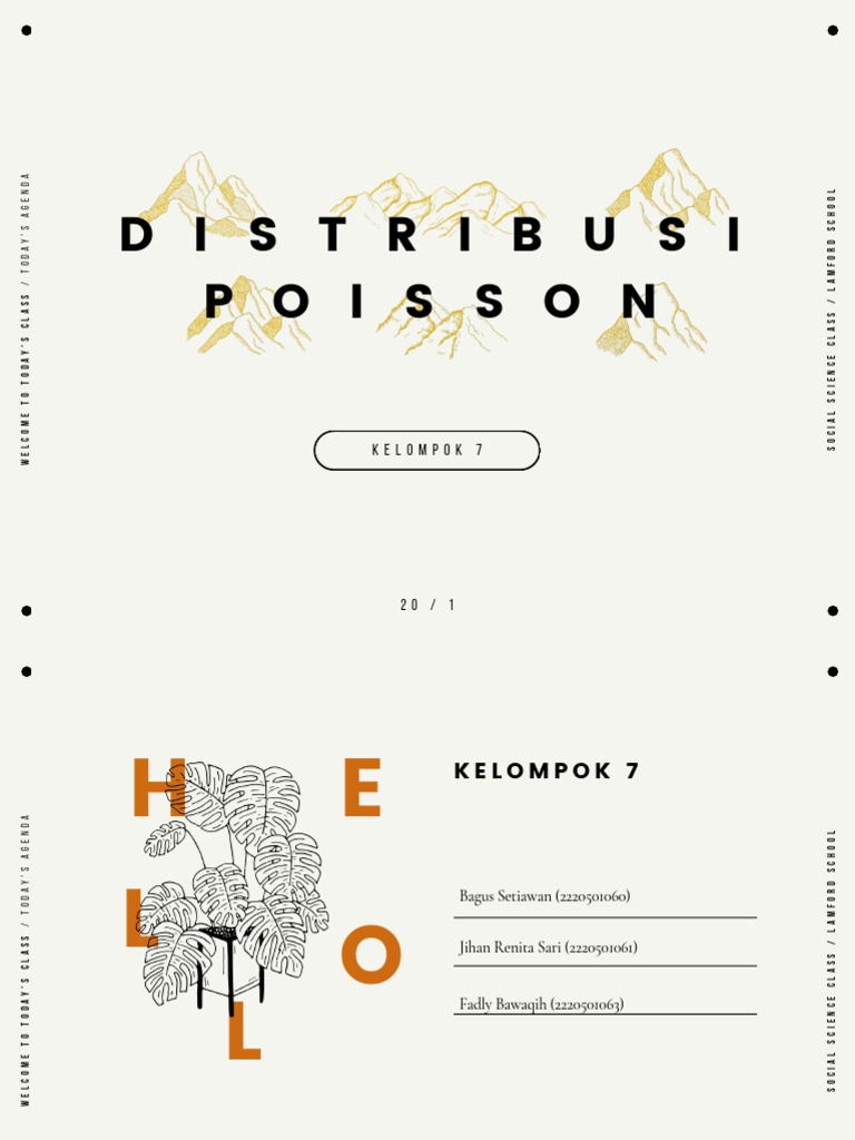 Distribusi Poisson: Definisi dan Contoh | PDF